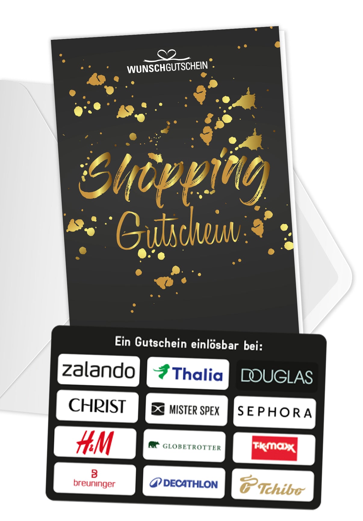 Shopping Gutschein ️ Einlösbar bei 12 TOP-Marken – Wunschgutschein ...